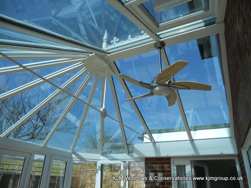 Conservatory Ceiling Fans/Lights from the Fantasia Range